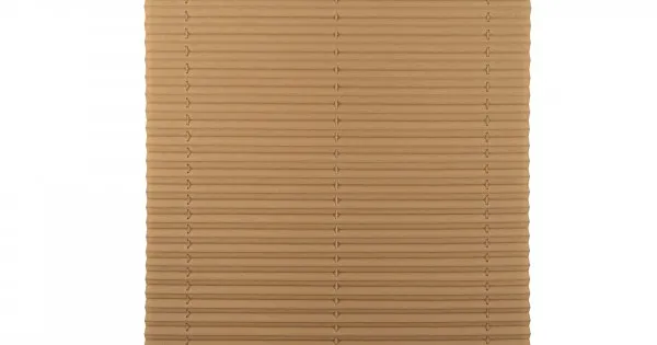 Plise Perde Düz Bronz | Özel Ölçü Cam Balkon Perdesi
